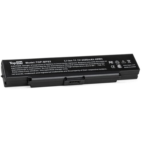 Аккумулятор для ноутбука Sony VGN-FE, VGN-FJ, VGN-FS, VGN-FT Series. 10.8V 4400mAh 48Wh. PN: VGP-BPS2C, CS-BPS2.