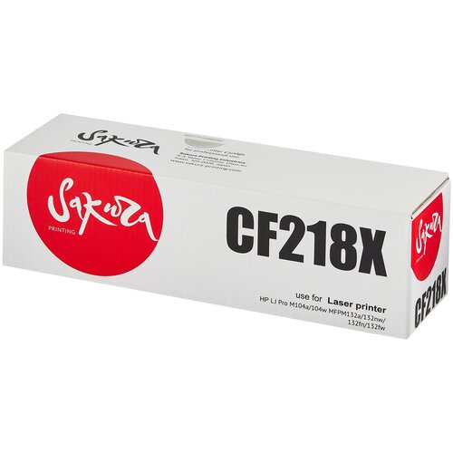 Картридж CF218X (18X) Black для принтераHP LaserJet Pro M104a; M104w