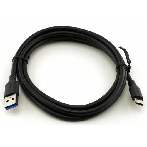 Кабель USB A --> Type-C (M) 1.5м (USB 3.0) Ugreen, 3.0A, черный (20883)