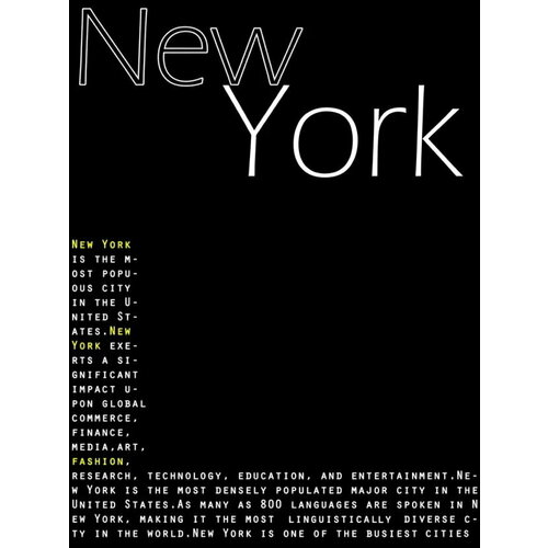 Плакат, постер на бумаге New York/Нью Йорк/винтажный/ретро. Размер 42 х 60 см