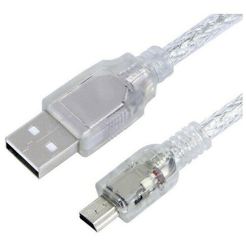 Кабель USB - miniUSB, 1.5м, Greenconnect (GCR-UM1M5P-BD2S-1.5m)