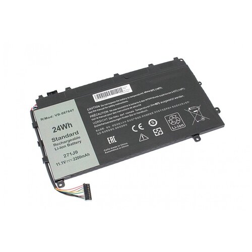 Аккумуляторная батарея для ноутбука Dell Latitude 7350 (271J9) 11.1V 2200mAh