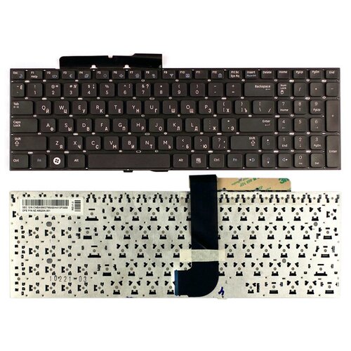 Клавиатура для ноутбука Samsumg NP-RF510-S04RU черная без рамки