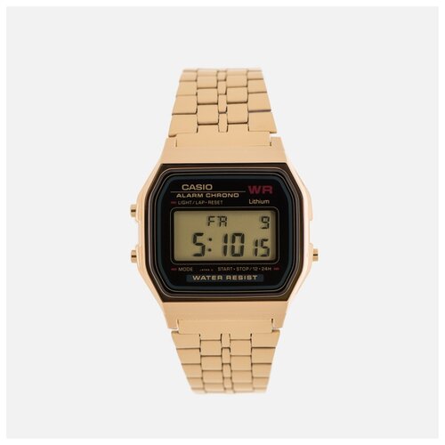 Наручные часы CASIO A159WGEA-1, золотой, черный