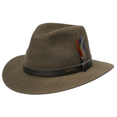 Шляпа STETSON, размер 61, коричневый