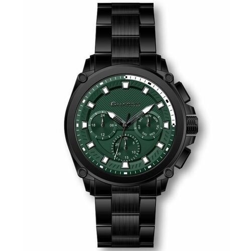Наручные часы Guardo 12708-4, черный, зеленый