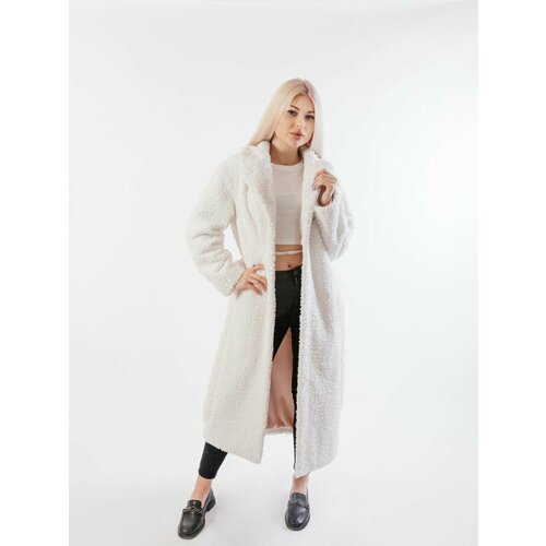Пальто Original Fur company, размер 46, белый