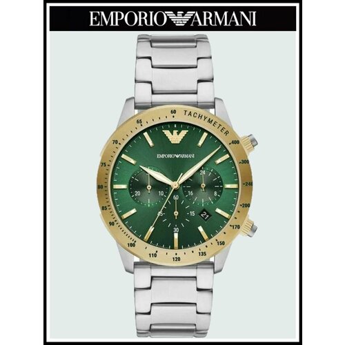 Наручные часы EMPORIO ARMANI, золотой, зеленый