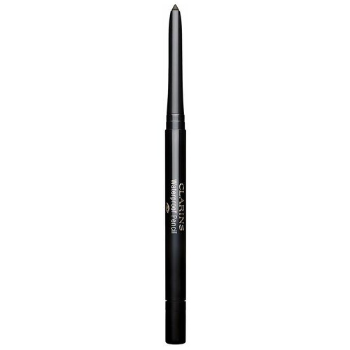 Clarins Автоматический водостойкий карандаш для глаз Waterproof Pencil, оттенок 01 black tulip