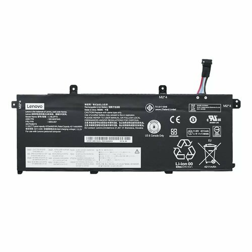 Аккумулятор для Lenovo Thinkpad T490, T14, P43s, (l18C3P72, L18L3P73) 11.52V, 4250mAh, 51Wh