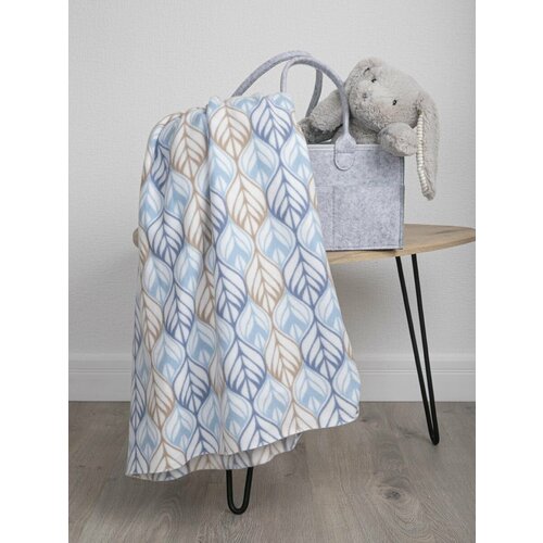Плед флисовый, 100х118, для новорожденных в кроватку коляску "Миранда"
