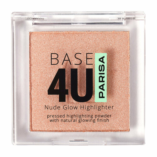 PARISA COSMETICS Пудра-хайлайтер Base 4U для макияжа лица, 5 г, 02 Medium