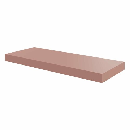 Полка мебельная Spaceo Bistro 60x23.5x3.8 см МДФ цвет розовый