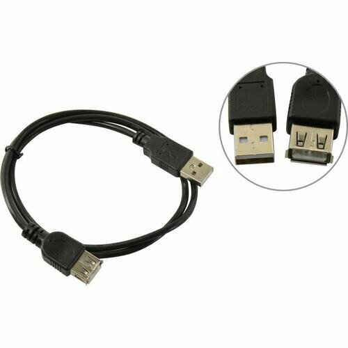 Удлинитель USB 2.0 A -> A Exegate EX-CC-USB2-AMAF-0.75