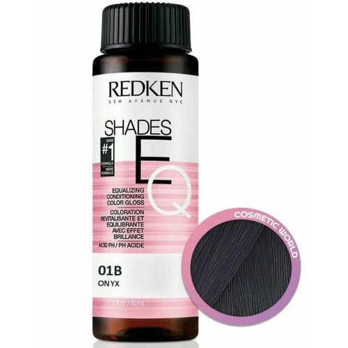 Redken Shades EQ 01B Onyx - Краска-блеск без аммиака для тонирования 60 мл