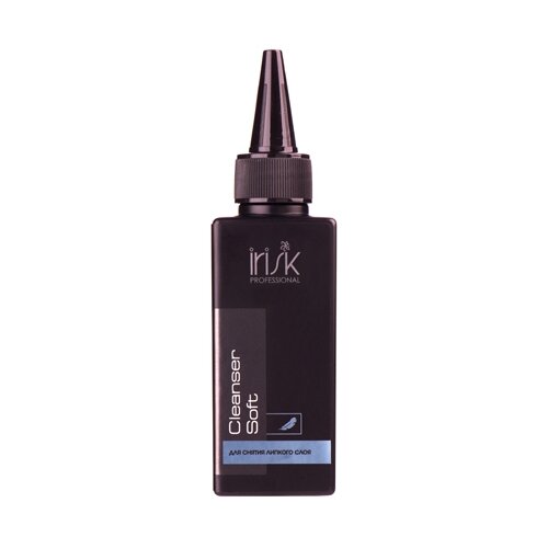 Irisk Professional Жидкость для снятия липкого слоя Cleanser Soft 100 мл, с дозатором
