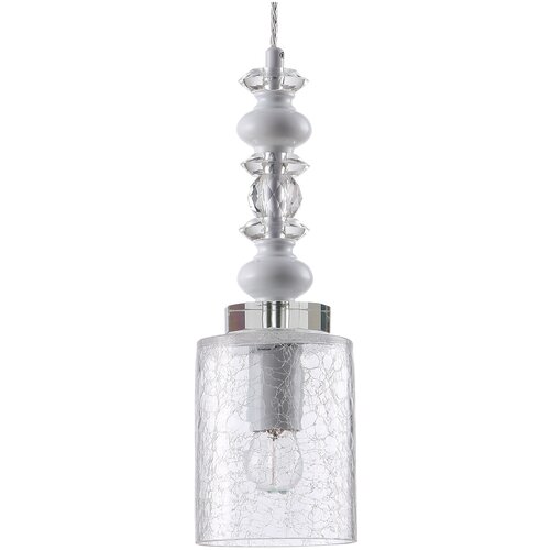 Светильник Crystal Lux MATEO SP1 WHITE, E27, 60 Вт, кол-во ламп: 1 шт., цвет: хром