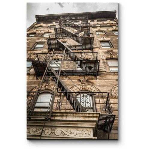 Модульная картина Пожарная лестница в Нью-Йорке60x90