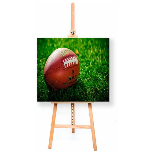 Интерьерная картина Coolpodarok Рекби Мяч для рекби Американский футбол Трава