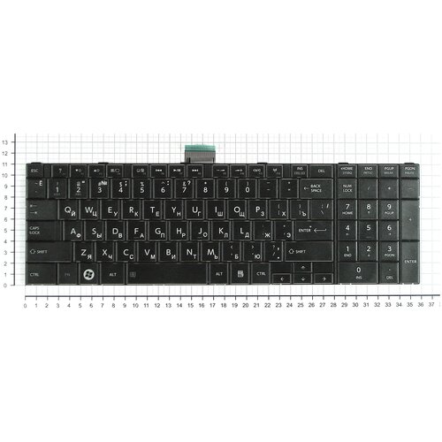 Клавиатура для ноутбука Toshiba C855D (KBTB_C850), Цвет Черный