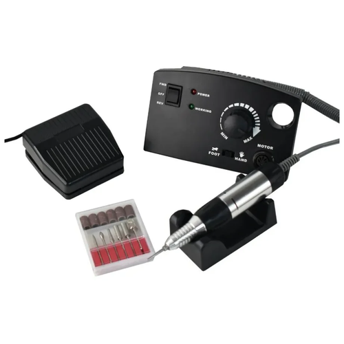 Аппарат для маникюра и педикюра Nail Master DM-211, 30000 об/мин, черный, 240 грит