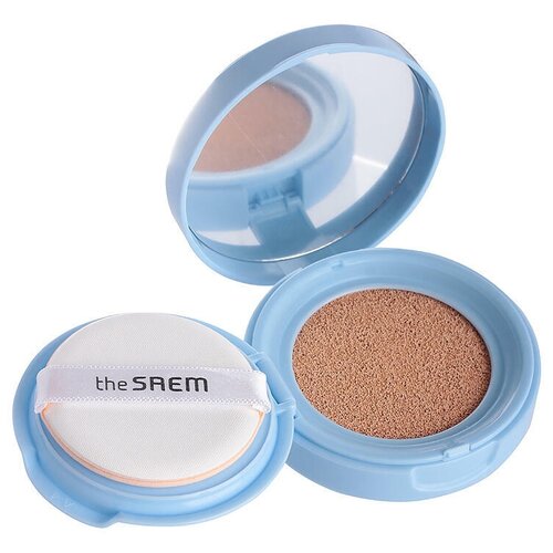 The Saem Тональный крем Saemmul Perfect Pore Cushion, SPF 50, 12 мл/12 г, оттенок: 02 natural beige, 1 шт.