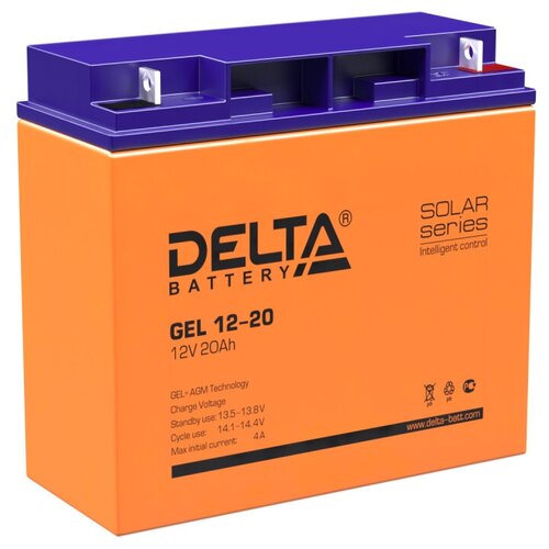 Аккумуляторная батарея DELTA Battery GEL 12-20 12В 20 А·ч