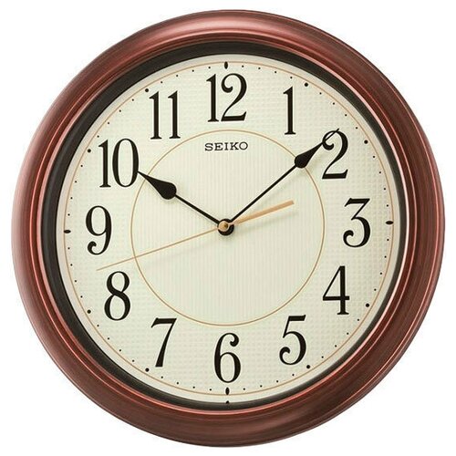 Часы настенные кварцевые SEIKO QXA616B, коричневый