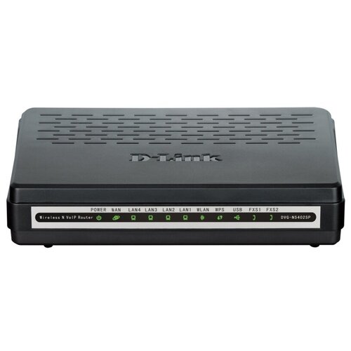 Wi-Fi роутер D-Link DVG-N5402SP/2S1U, черный
