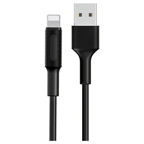 Кабель Borofone USB - Lightning EzSync (BX1) только для зарядки, 1 м, 1 шт., черный