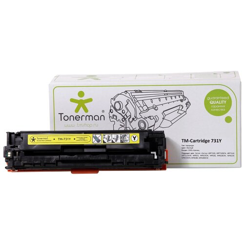 Tonerman TM-Cartridge 731Y, 1500 стр, желтый