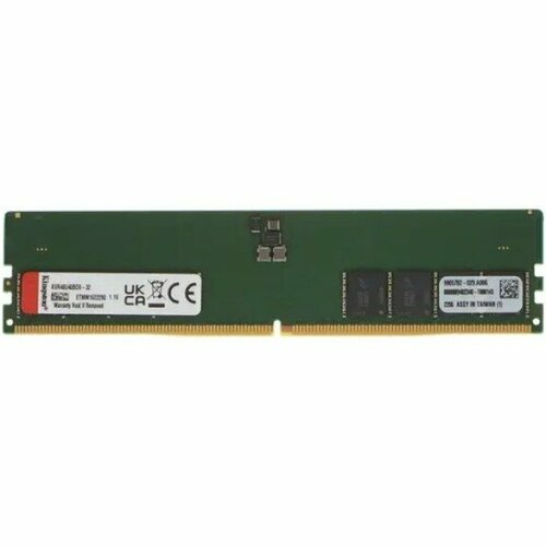 Kingston Модуль памяти DRAM 32GB 4800MT s DDR5 Non-ECC CL40 DIMM 2Rx8 KVR48U40BD8-32