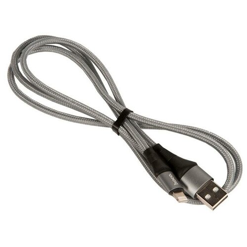 Кабель USB HOCO X50 Excellent для Lightning, 2.4А, длина 1.0м, серый