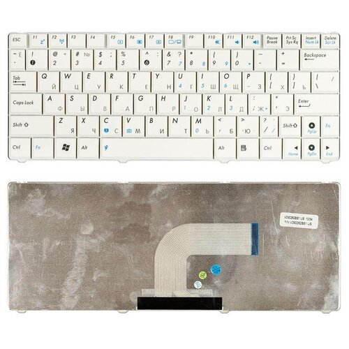 Клавиатура для ноутбука Asus K081284B1US002, русская, белая
