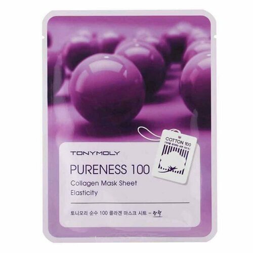 Тканевая маска для лица с коллагеном TONYMOLY Pureness 100 Collagen Mask Sheet Elasticity 21ml