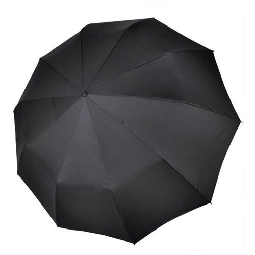 Мини-зонт Три слона, черный