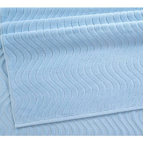 Полотенце махровое Текс-Дизайн Санторини нежный голубой (50x90)