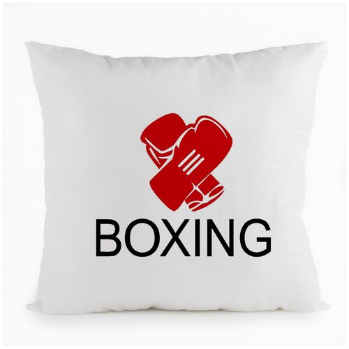 Подушка CoolPodarok Boxing ( бокс), белая