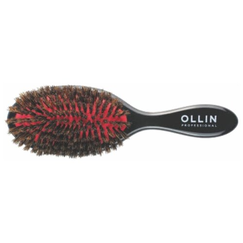 Щетка Ollin Professional Щётка массажная Elegant 11 рядов, натуральная щетина, малая, 1 шт