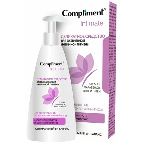 Средство для интимной гигиены Compliment Intimate Деликатное 250мл