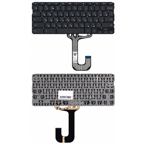 Клавиатура для ноутбука HP Chromebook 11A-NB Series, черная
