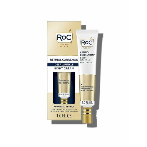 Roc, Retinol Correxion Deep Wrinkle, Филлер для лица с гиалуроновой кислотой и ретинолом от глубоких морщин, 30 мл.