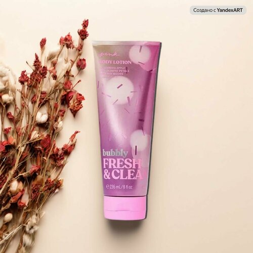 Парфюмированный лосьон для всех типов кожи Pink FRESH & CLEAN BUBBLY Victoria's Secret