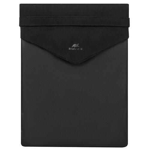 Чехол для ноутбука до 16" RIVACASE 8505 black, черный, подходит для MacBook Pro 16, из искусственной кожи и хлопка, внешний карман для аксессуаров