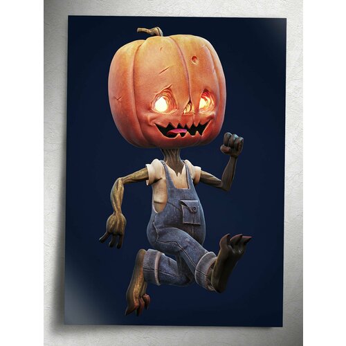 Постер Хэлоуин: Джек Тыквенная Голова Halloween, на А3