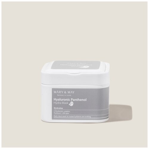 Набор тканевых масок c пантенолом | Mary&May Hyaluronic Panthenol Hydra Mask 30ea