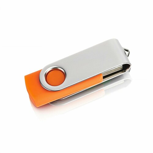 USB флешка, USB flash-накопитель, Флешка Twist, 4Гб, оранжевая, арт. F01 USB 2.0 5шт