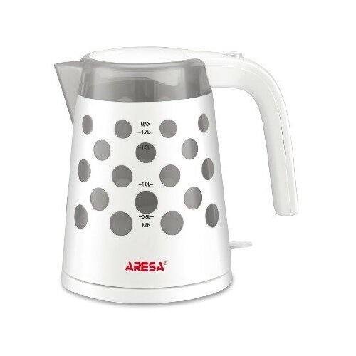 Чайник электрический ARESA AR-3448 1,7л, 2000 Вт, белый
