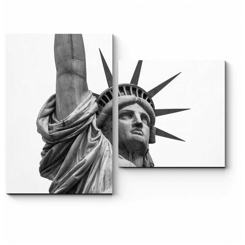 Модульная картина Величественная статуя Свободы 80x60