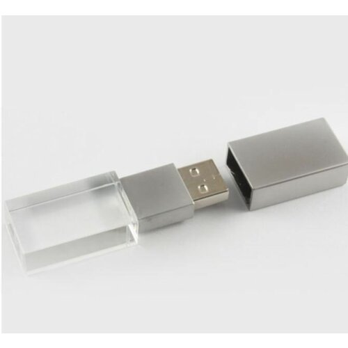 USB флешка кристальная подарочная сувенирная Ягуар 32 ГБ